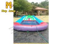 China Kids Inflatables Outdoor Inflatable Playground Mat Cushion With Pool for sale