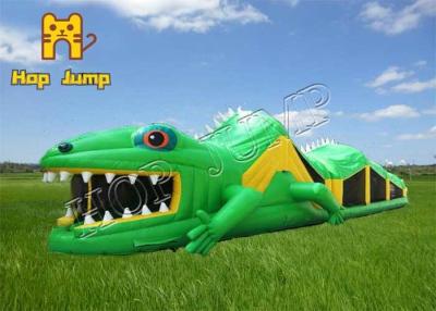 China PVC Trampoline Inflatable Animal Bouncy Castle Combo Kids Inflatable Green for sale