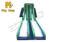 China 18oz Double Inflatable Water Pool Slide Commercial Grade Pvc Water Slide For Adults for sale