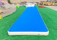 China Sports Vinyl Inflatable Air Track Inflatable Yoga Mattress For Adults EN14960 EN71 for sale