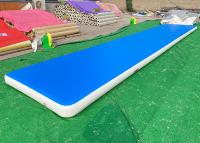 China Sports Vinyl Inflatable Air Track Inflatable Yoga Mattress For Adults EN14960 EN71 for sale