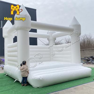 China Commercial Grade Wedding Bouncy Castle Inflatable Jumping 0.55mm 13ft for sale