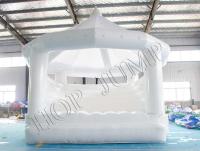 China Commercial Grade Wedding Bouncy Castle Inflatable Jumping 0.55mm 13ft for sale