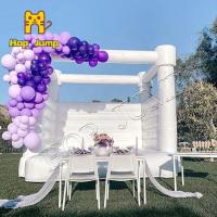 China Commercial Grade Wedding Bouncy Castle Inflatable Jumping 0.55mm 13ft for sale
