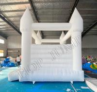 China 0.55mm Inflatable Jumping Wedding Bouncy Castle UV Resistant for sale