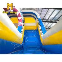 China PVC Tarpaulin Amusement Park Inflatable Dry Slide Shark Theme for sale
