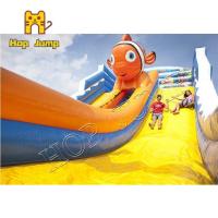 China Double Lane PVC Giant Inflatable Slide 18ft UV Protection for sale