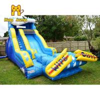 China 18ft Tropical Inflatable Water Slide Commercial Grade Vinyl For Kids for sale