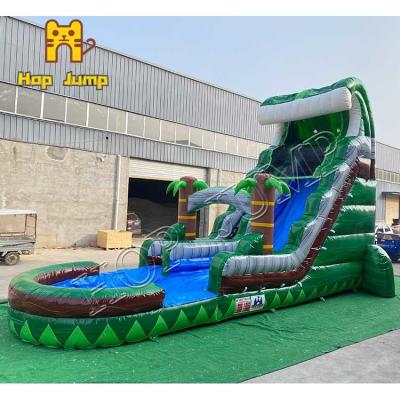 China Commercial grade Durable Inflatable Water Slide UV Protective for sale
