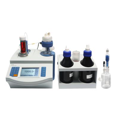 China KFT-40VC Karl Fischer Coulometric Volumetric Moisture Titrator 0.1μg Sensitivity 400mA Electrolysis for sale