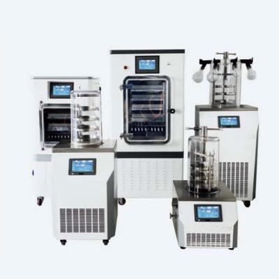 China Commercial Freeze Dry Machine LGJ-20FD 0.3M2 to LGJ-100FD 1M2 Coffee Food Vacuum Freeze Dryer for sale