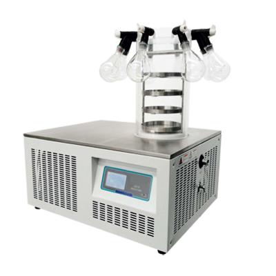 China LGJ-10C Vacuum Lab Freeze Dryer Machine 0.12m2 AC220V 50Hz Multi-Manifold Peptide Freeze Drying Equipment for sale