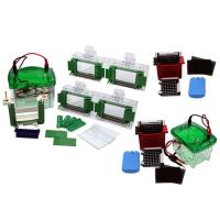 China Nucleic Acid Vertical Horizontal Gel Electrophoresis Apparatus 245x250mm 216x110mm for sale