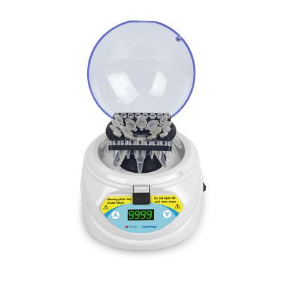 China Mini Benchtop Centrifuge 4000-10000rpm for PCR Tubes 0.2ml 0.5ml 1.5ml for sale
