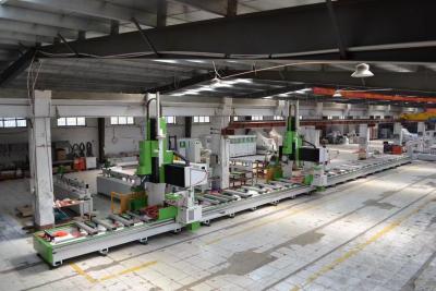 China Composite Material Double Head 5 Axis Gantry CNC Center Profile Mold Engraving for sale