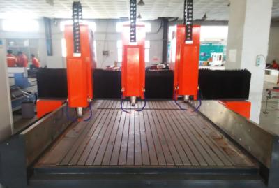 China Large Cutting Force Stone Carving Machine 1825 Three Spindle Plane for sale
