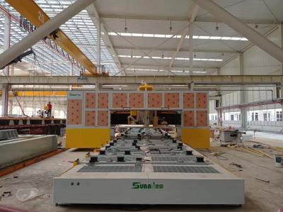 China Full Closed Refrigerated Truck Car Body Plate Large CNC Machining Center for sale