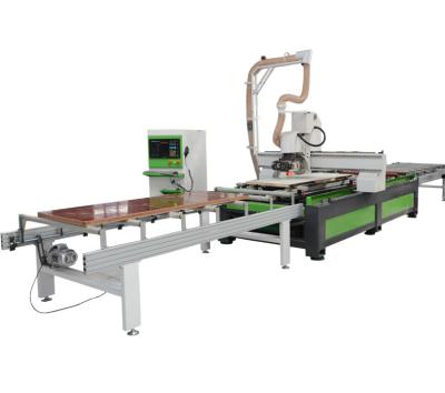 China Automatic Loading And Unloading Door Rules Square Saw Cutting Saw for sale