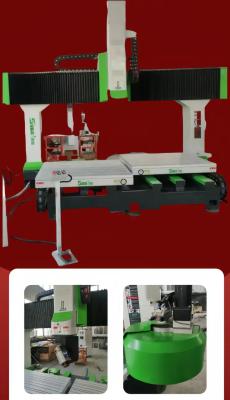 China Solid Wood Furniture CNC Machining Center 5 Axis Gantry for sale