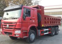 China Tipper Dump Truck SINOTRUK HOWO 10 wheels 371HP  load 25-40tons Sand or Stones for sale