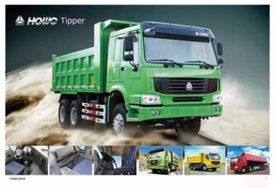 China Tipper Dump Truck SINOTRUK HOWO 10wheels LHD 371HP 25tons 10-25CBM  ZZ3257N3847A for sale