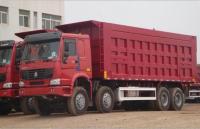 China SINOTRUK HOWO Tipper Dump Truck 371HP 8X4 LHD 31-60tons 20-30CBM  ZZ3317N3867W for sale