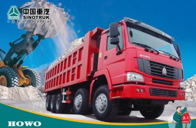China SINOTRUK HOWO Tipper Dump Truck 371HP 8X4 LHD 31tons 20-30CBM  ZZ3317N3567W for sale