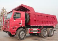 China 70 Mining Tipper Dump Truck , Euro 2 SINOTRUK HOWO 6x4 Dump Truck for sale