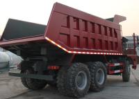China 70 Mining Tipper Dump Truck , Euro 2 SINOTRUK HOWO 6x4 Dump Truck for sale