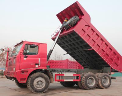 China Tipper Dump Truck SINOTRUK HOWO 70 Mining LHD 371HP 70tons ZZ5707S3640AJ for sale