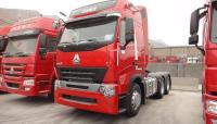 China SINOTRUK HOWO A7 6×4 Tractor Truck 380HP 70-Ton Capacity with 16T Driving Axle for Heavy Transport for sale