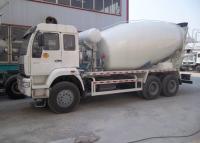 China Large Ready Mix Concrete Trailer 290HP 6X4 Cement Mixing Truck , SGS for sale