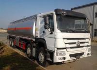 China 25 CBM 8X4 LHD Euro 2 336 HP rude Oil Storage Tank Trucks Approved ISO for sale