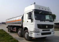 China 25 CBM 8X4 LHD Euro 2 336 HP rude Oil Storage Tank Trucks Approved ISO for sale