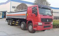 China Professional Coal Tar Oil Tank Truck , Transport Water Tanker Truck 28CBM for sale