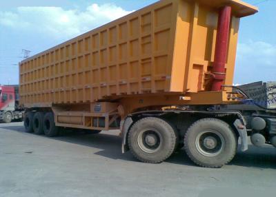 China Heavy Duty 3-Axle Semi Trailer Dump Truck 60-80 Tons Capacity 25-45 CBM for Mining & Construction for sale
