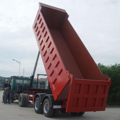 China Mining / Construction Semi Trailer Tipper Truck for sale