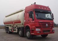 China SINOTRUK HOWO 371HP 8×4 Bulk Cement Truck with 36-45 CBM Tank Capacity for Powder Material Transport for sale