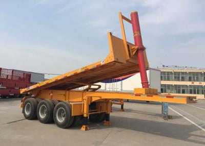 China Hydraulic Cylinder Tipper Semi Trailer 60 Tons Capacity for 20ft 40ft Container Transport 12000×2500×3880mm for sale