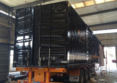 China Red Green Golden 3X16 Tons Semi Trailer Truck High Anti Breaking Strength for sale