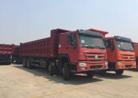 China SINOTRUK HOWO Tipper Dump Truck 371HP 8X4 LHD 31tons 20-30CBM  ZZ3317N3567W for sale