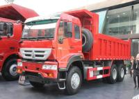 China 30 - 40 Tons 6X4 LHD Tipper Dump Truck with 10-25CBM Front Lifting Hydraulic Cylinder for sale