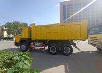 China Lhd Yellow Sinotruk Howo 6x4 Dump Truck 371hp Heavy Duty for sale