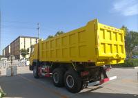 China Lhd Yellow Sinotruk Howo 6x4 Dump Truck 371hp Heavy Duty for sale