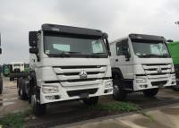 China Howo Tractor Trailer Truck LHD 10 Wheels HW 79 High Roof Cab Two Berths 102 km / h for sale