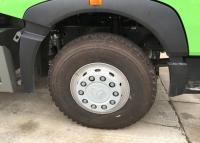 China 10 Wheels Lemon Green Tipper Dump Truck , Low Fuel Consumption Heavy Dump Truck for sale