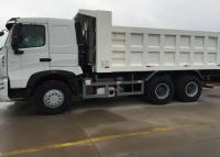 China White Color Sinotruk Howo Dump Truck High Fuel Efficiency 30 - 40 Tons For Mining for sale