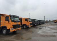 China Euro 2 Standard 10 Wheels Tipper Dump Truck 30 - 40 Tons For Loading Sand / Stones for sale
