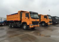 China Euro 2 Standard 10 Wheels Tipper Dump Truck 30 - 40 Tons For Loading Sand / Stones for sale