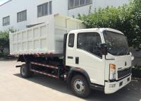 China White Tipper Dump Truck , Howo Tipper Truck Right Hand Drive for sale